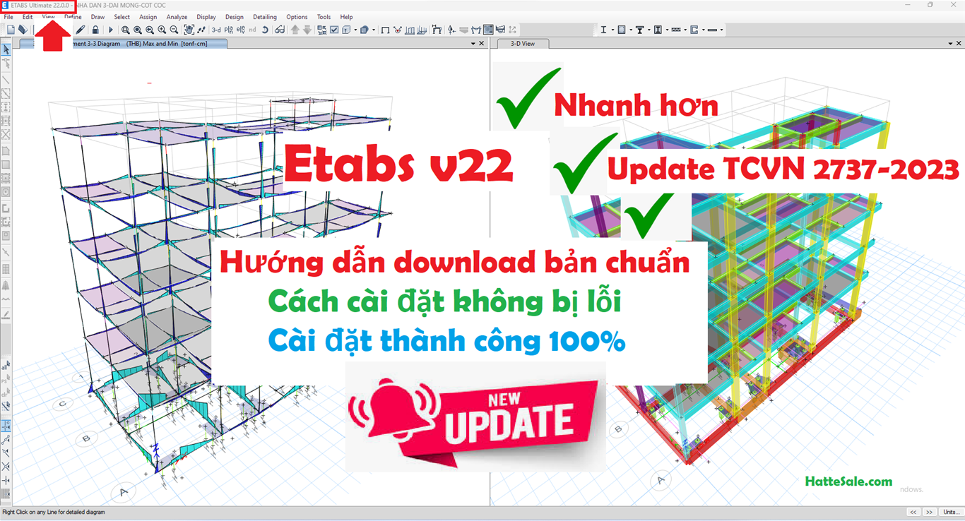 Download Etabs v22 - Hướng dẫn tải Etabs v22 và cài đặt Etabs v22